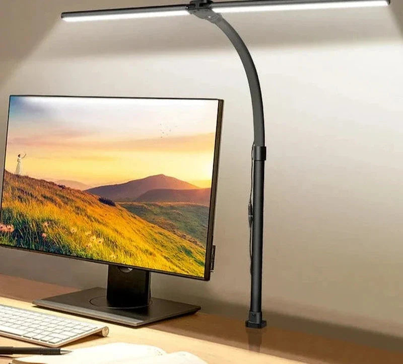 DeskLight LED Desk Lamp – Dual-Head Modern Office Lighting for Maximum ...