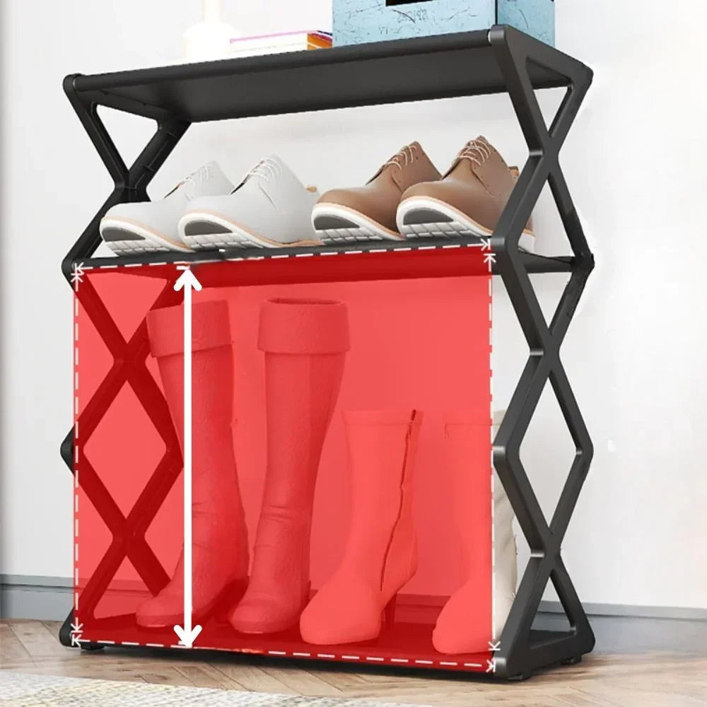 Minimalist 4-Tier Shoe Rack – Compact, Modern & Eco-Friendly Shoe Stor ...
