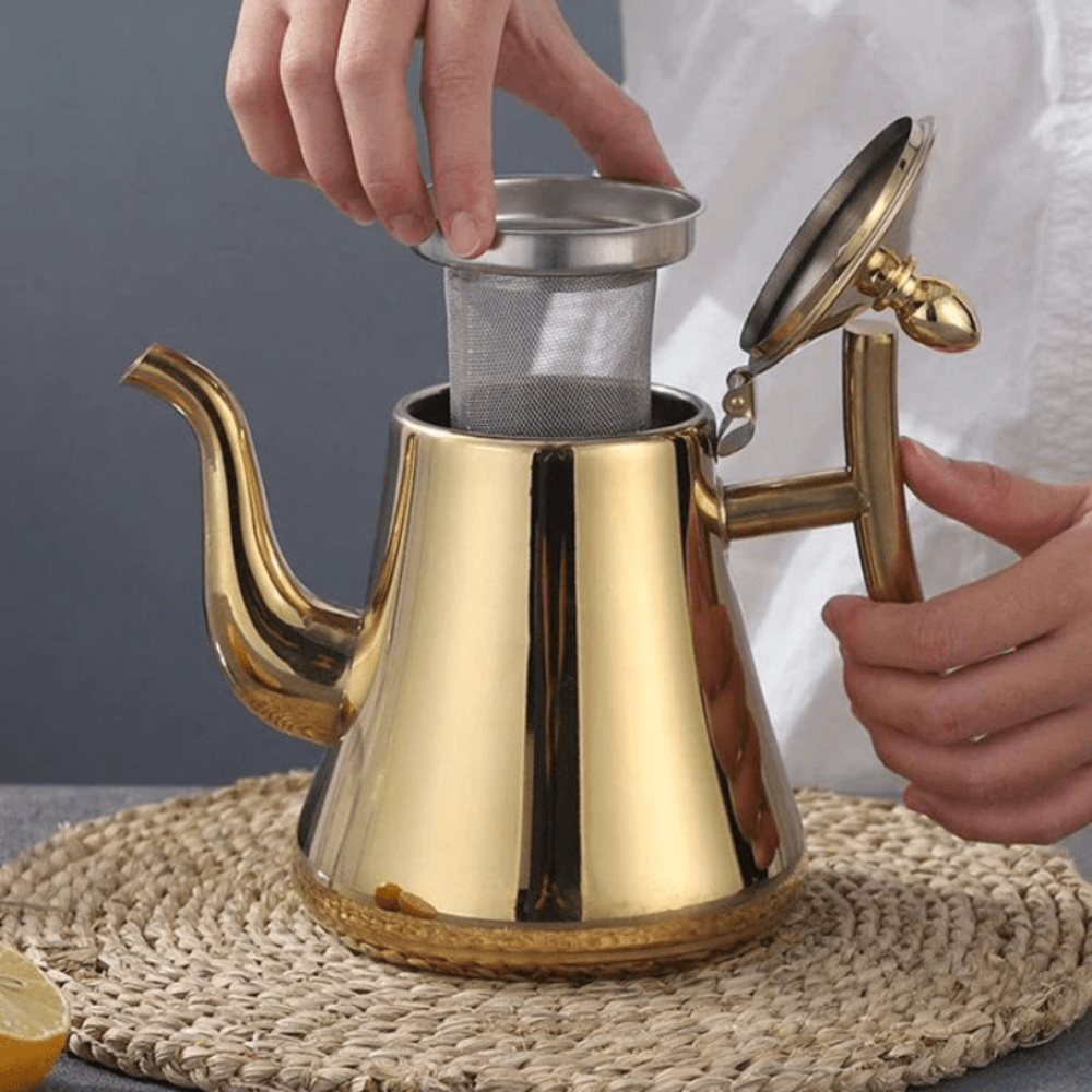 PureBoil Stainless Steel Induction Kettle with Built-In Water Filter ...